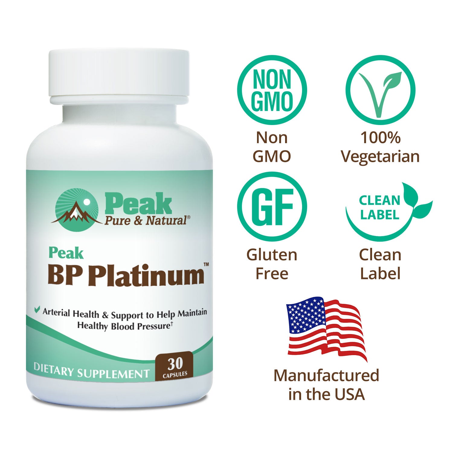 Peak BP Platinum™ Supplement | Peak Pure & Natural