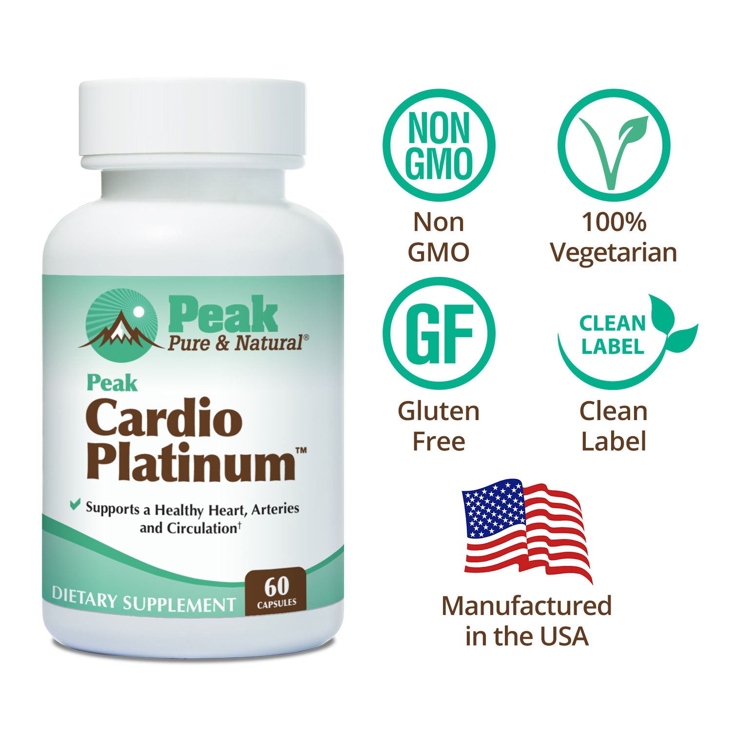 Peak Cardio Platinum™ Supplement | Peak Pure & Natural