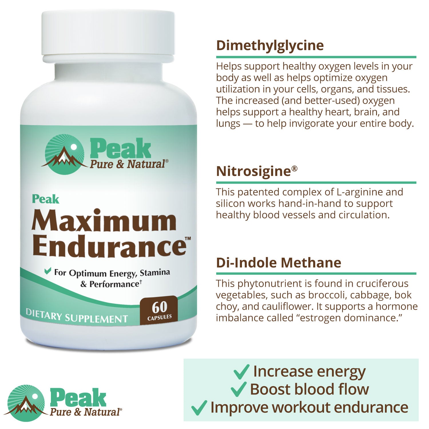Peak Maximum Endurance™ Supplement | Peak Pure & Natural