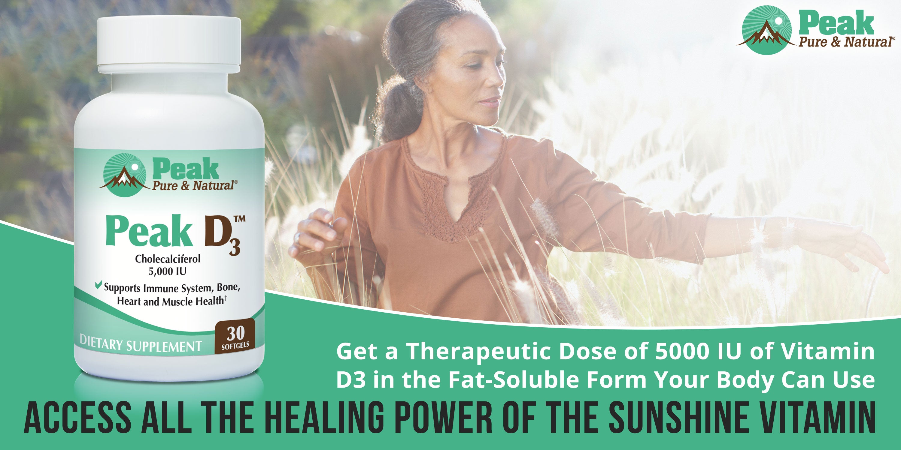 Peak D3™ Supplement | Peak Pure & Natural