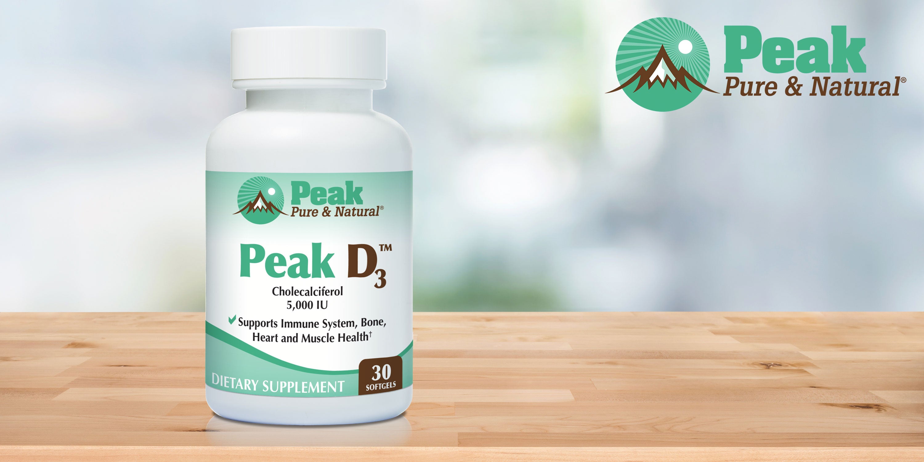 Peak D3™ Supplement | Peak Pure & Natural